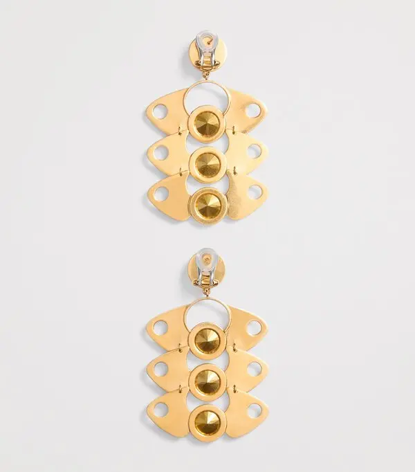 Valentino Garavani Crystal-embellished Drop Earrings