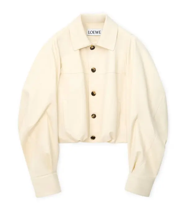 Loewe Cotton-silk Jacket - White