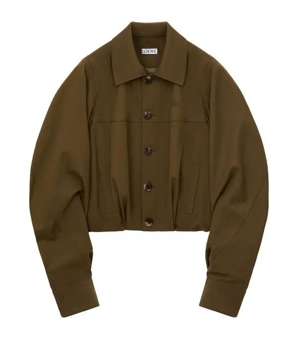 Loewe Cotton-silk Jacket - Green