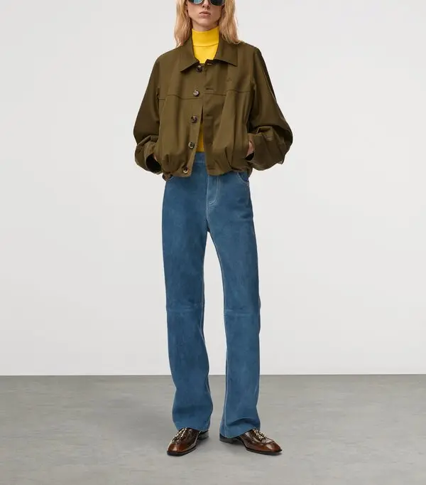 Loewe Cotton-silk Jacket - Green
