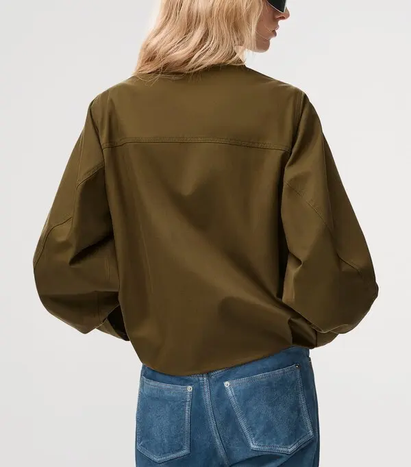 Loewe Cotton-silk Jacket - Green