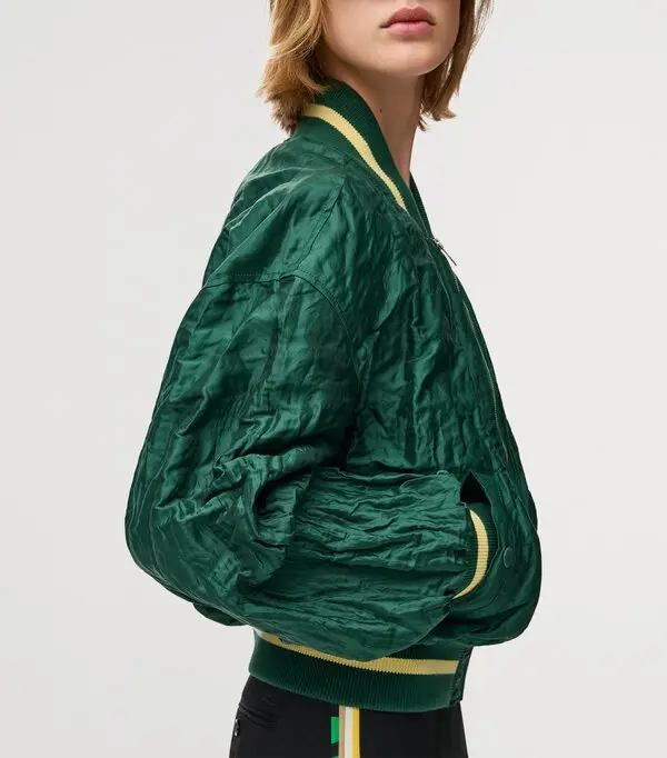 Loewe Varsity Bomber Jacket - Green