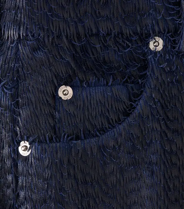 Loewe Leather Feather Bermuda Shorts