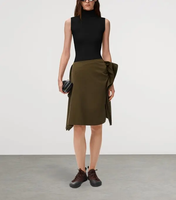 Loewe Asymmetric Midi Pencil Skirt