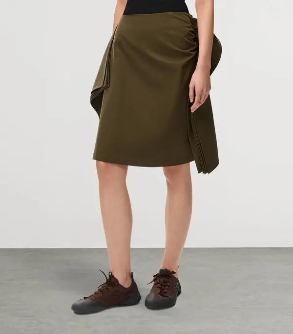 Loewe Asymmetric Midi Pencil Skirt