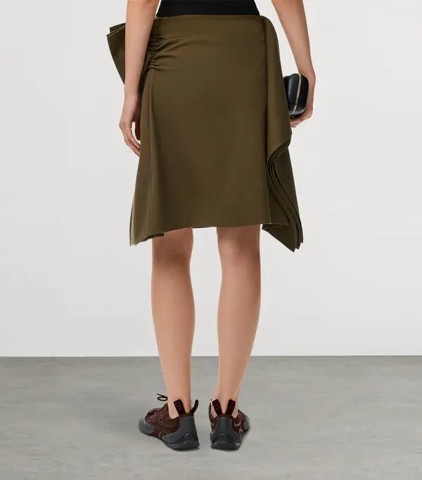 Loewe Asymmetric Midi Pencil Skirt