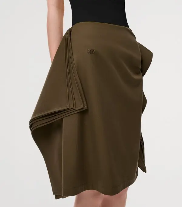 Loewe Asymmetric Midi Pencil Skirt