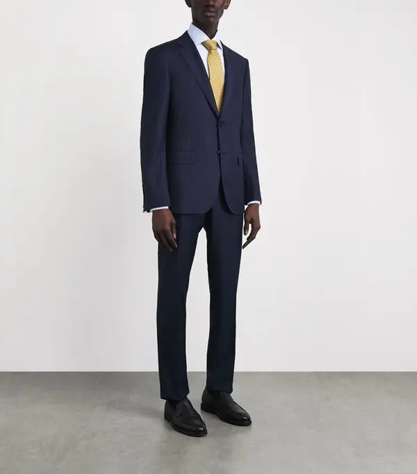 Corneliani Cotton Twill Shirt - Blue