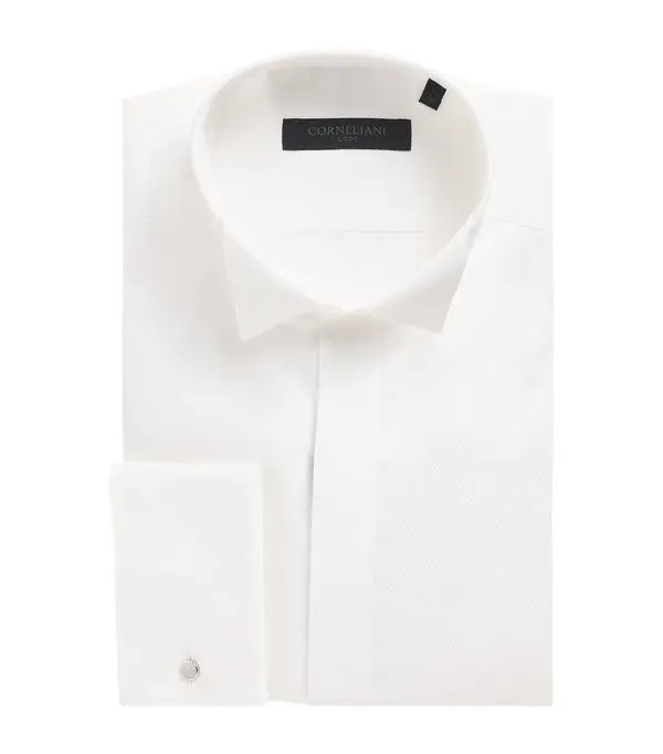 Corneliani Cotton Evening Shirt - White