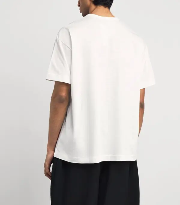 Play Comme Des Garcon Cotton Oversized Bottom Heart T-shirt