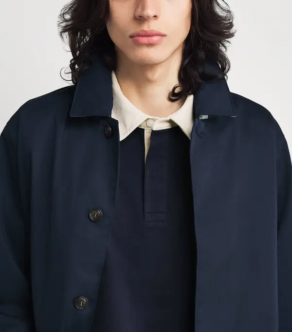 FRAME Contrast-collar Rugby Sweatshirt