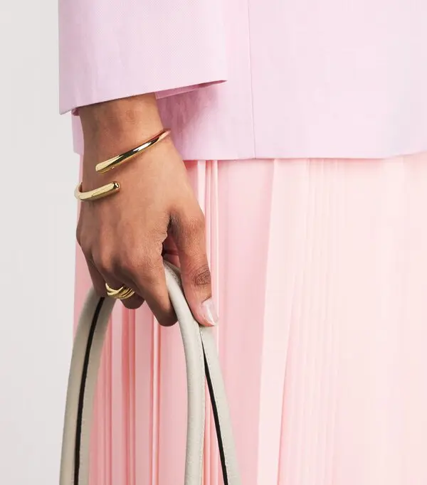 Fabiana Filippi Pleated Midi Skirt - Pink