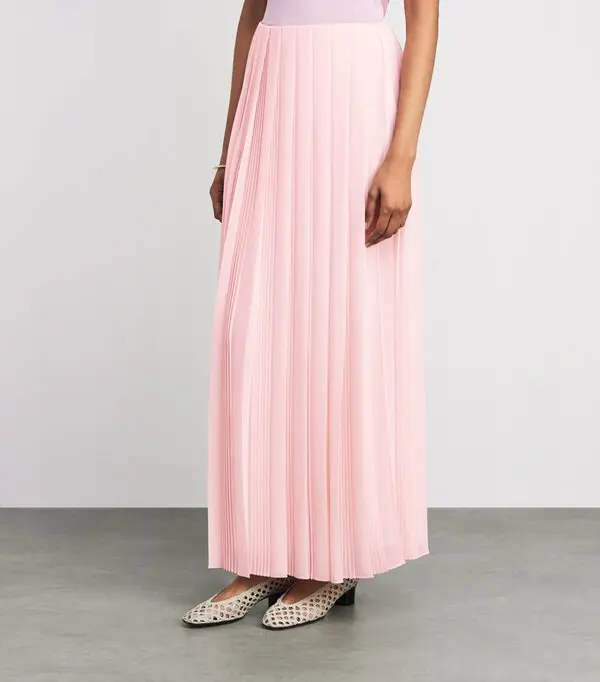 Fabiana Filippi Pleated Midi Skirt - Pink