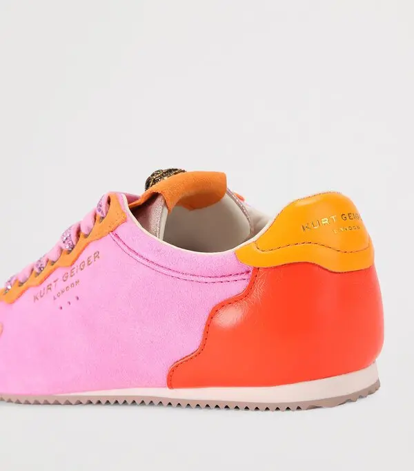 Kurt Geiger Suede Islington Sneakers - Pink