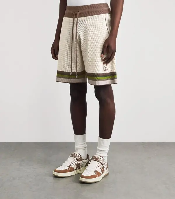 Amiri Mesh Logo Oversized Shorts