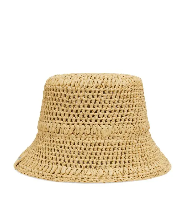 Max Mara Woven Bucket Hat - Beige