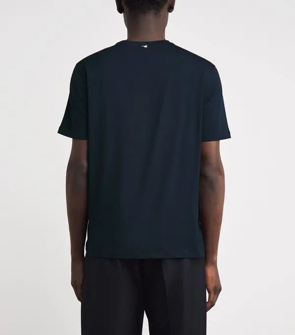 Herno Stretch-cotton T-shirt - Navy