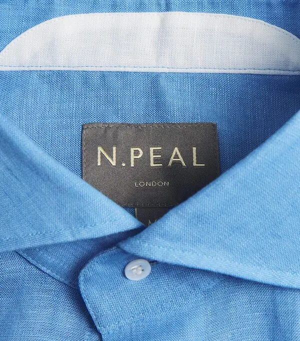 N.peal Linen Cannes Shirt - Blue