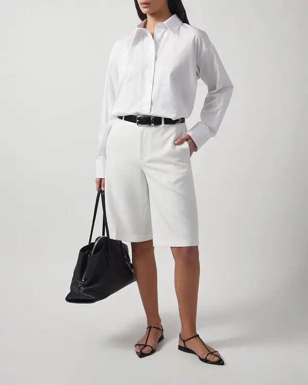 WAKAKUU City Tailored Wide-leg Shorts