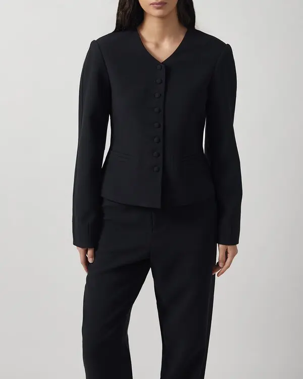 WAKAKUU Louisa Tailored Jacket - Black