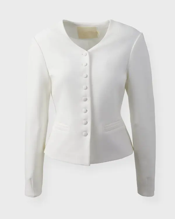 WAKAKUU Louisa Tailored Jacket - White