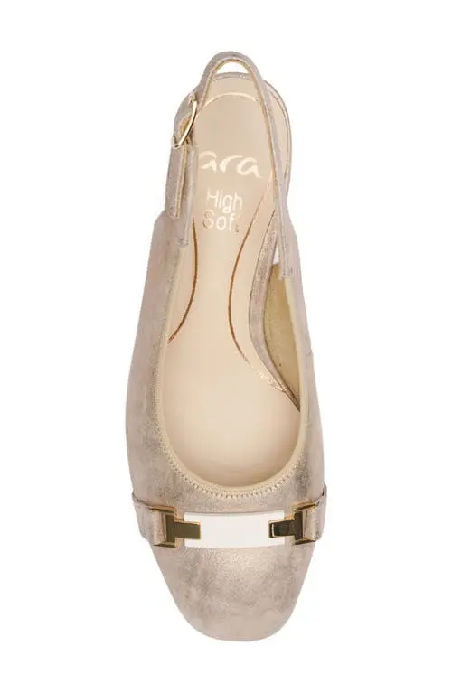 ARA Gliselle Slingback Pump - Shell