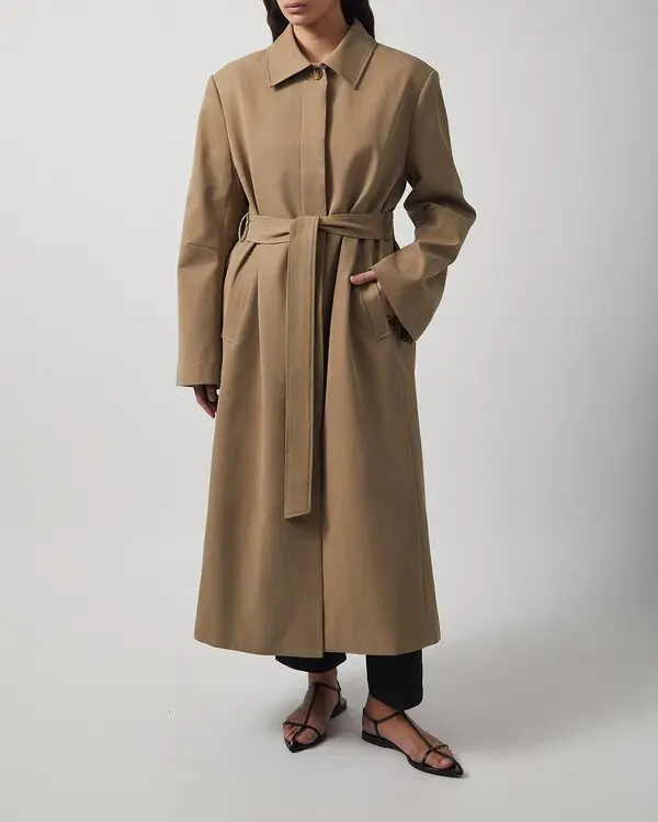 WAKAKUU Teri Trenchcoat
