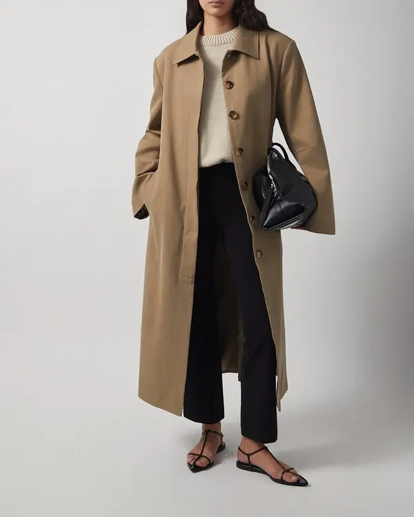 WAKAKUU Teri Trenchcoat