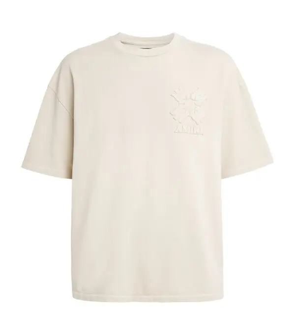 Amiri Cotton Ma Quad Oversized T-shirt - White