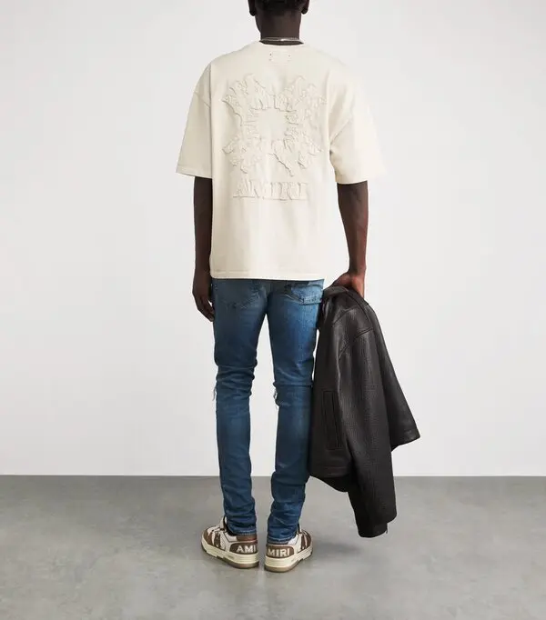 Amiri Cotton Ma Quad Oversized T-shirt - White