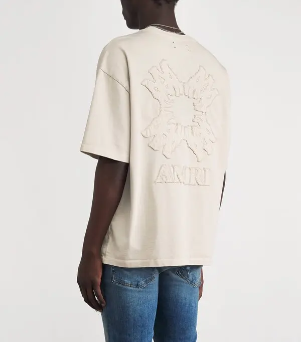 Amiri Cotton Ma Quad Oversized T-shirt - White