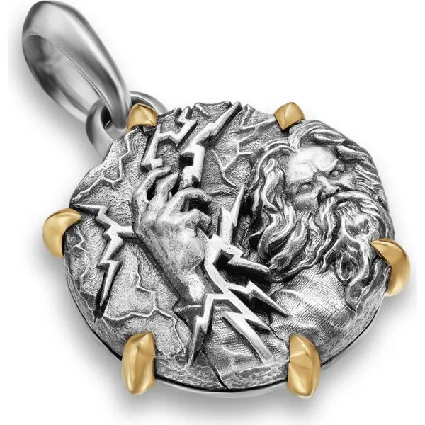David Yurman Zeus Amulet Enhancer - Silver