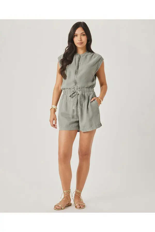 Splendid Rosalie Romper - Green