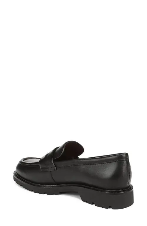 Vince Siena Lugged Penny Loafer - Black
