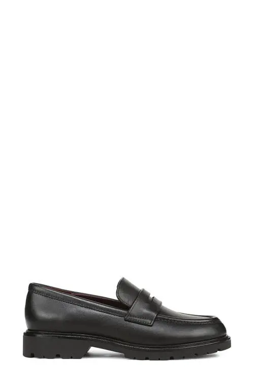 Vince Siena Lugged Penny Loafer - Black
