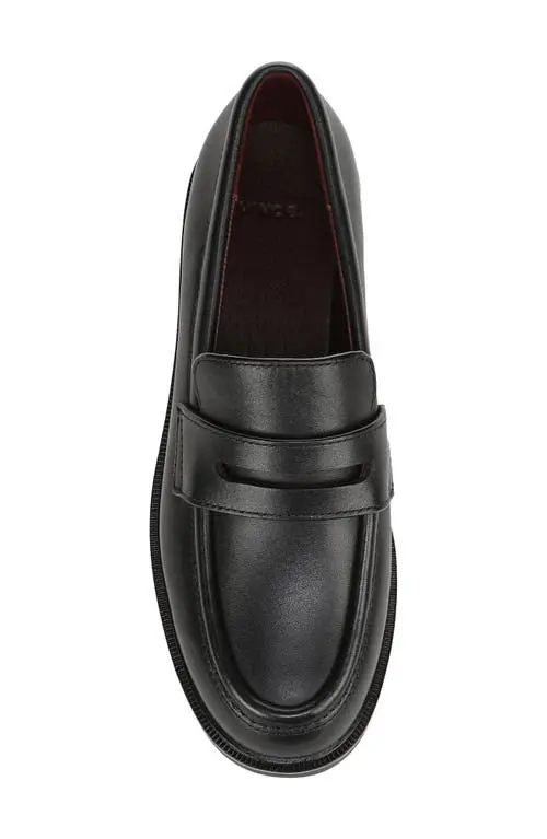 Vince Siena Lugged Penny Loafer - Black