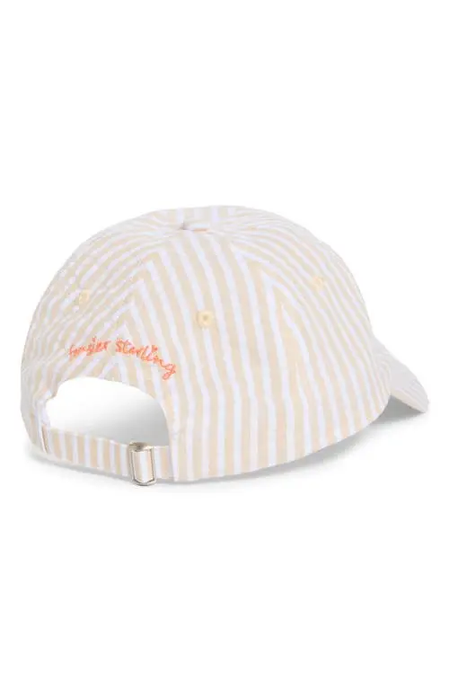 FRASIER STERLING Striped Baseball Cap