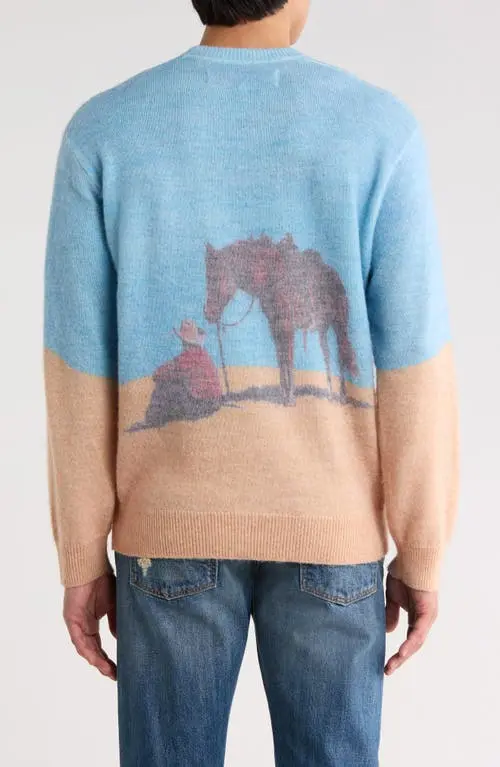 ONE OF THESE DAYS So Far Away Printed Sweater