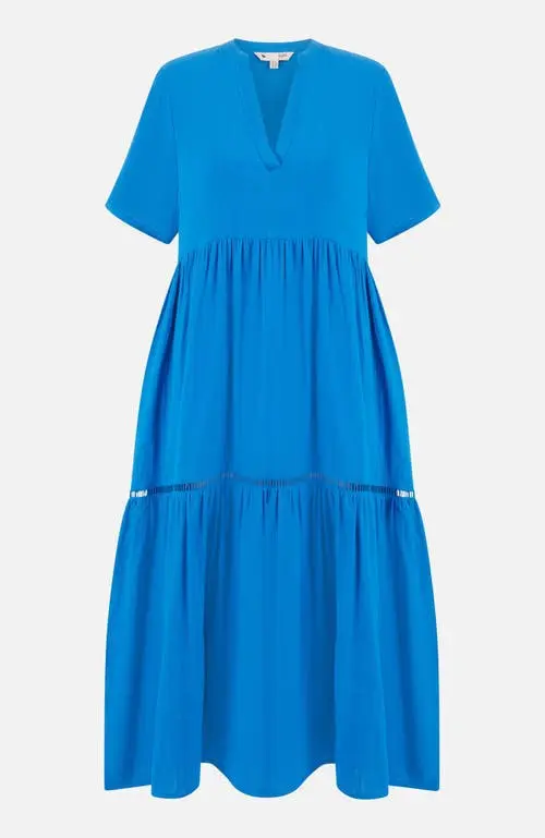 YUMI Cotton Kaftan Midi Dress