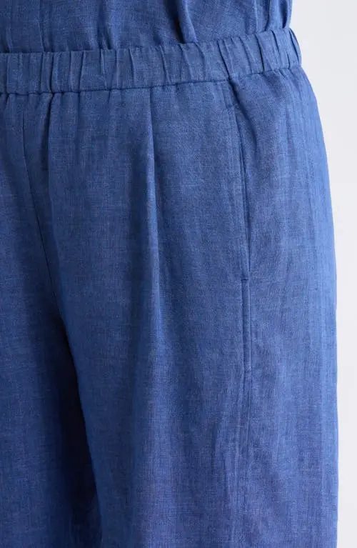Eileen Fisher Pleated Organic Linen Lantern Pants - Deep Dive