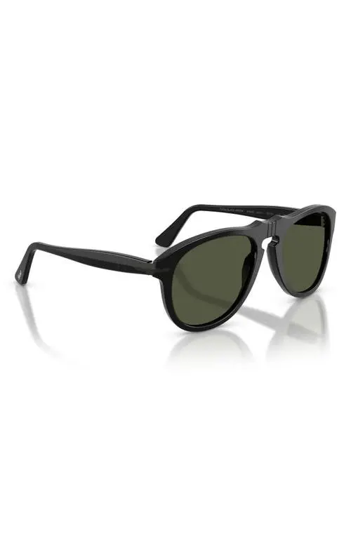 Persol Pilot Sunglasses - Black/green