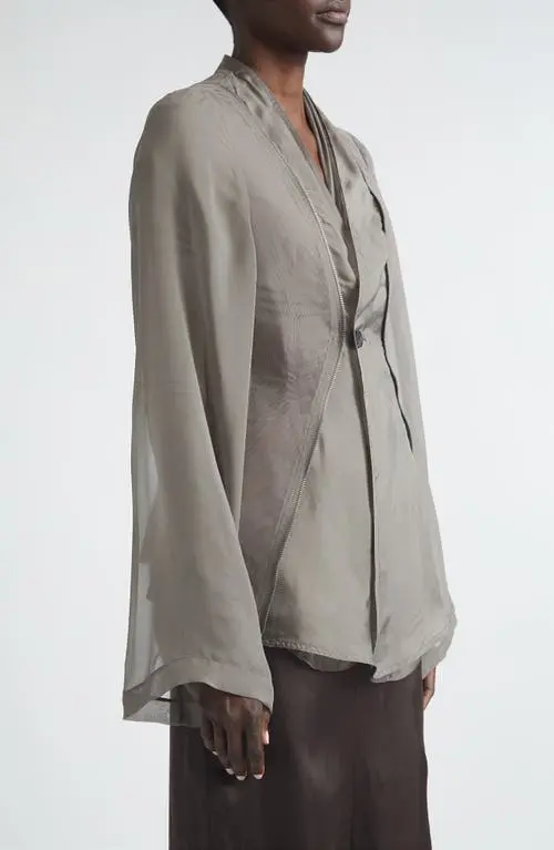 Rick Owens Temple Stag Jacket - Dust