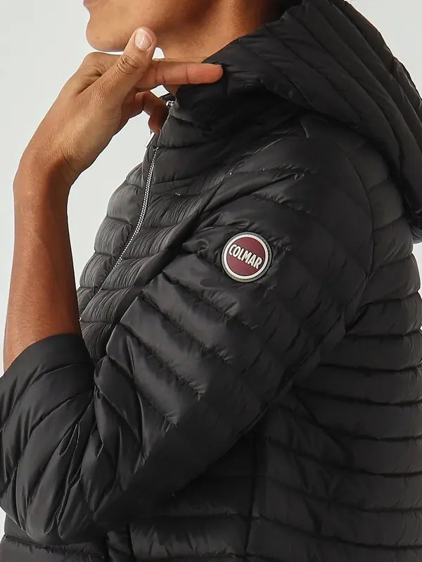 COLMAR Hooded Down Jacket - Black