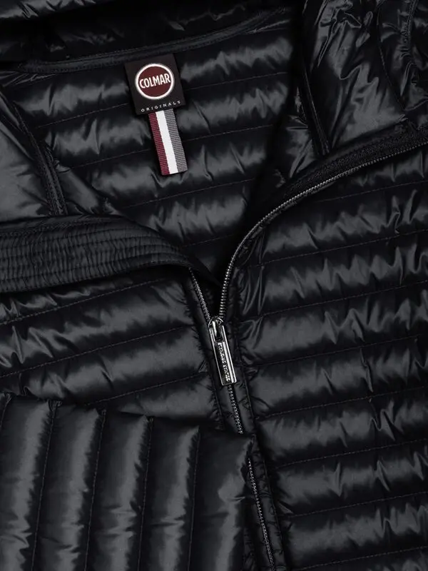 COLMAR Padded Hooded Down Jacket - Black