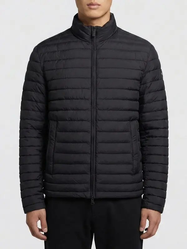 COLMAR Padded Down Jacket With High Collar - Black