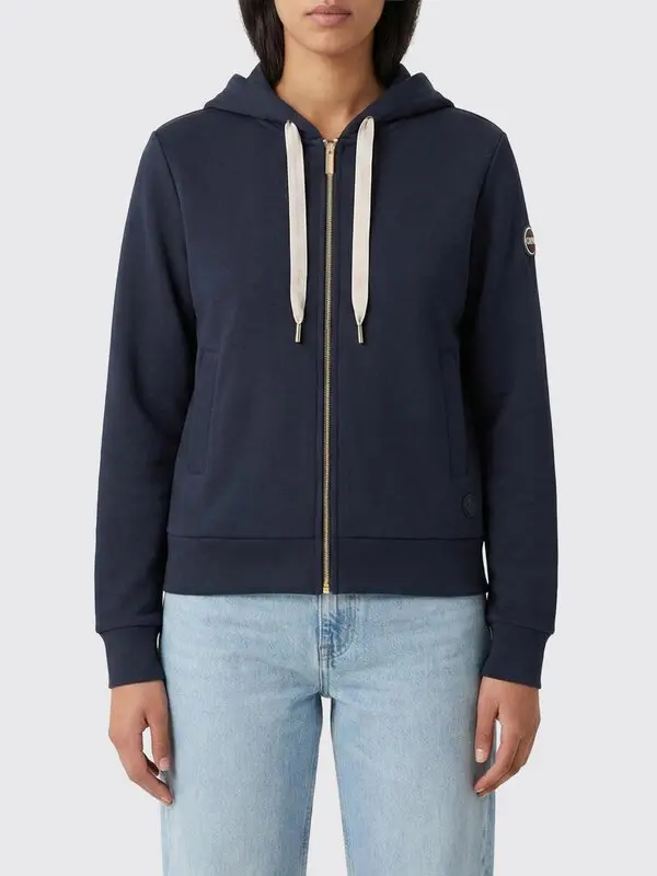 COLMAR Zip-up Hooded Sweatshirt - Black