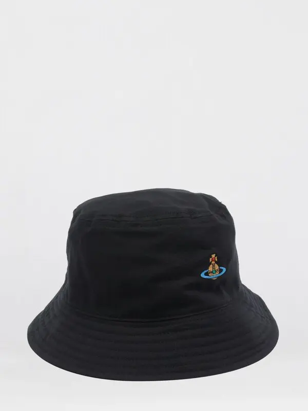 VIVIENNE WESTWOOD Embroidered Bucket Hat - Black