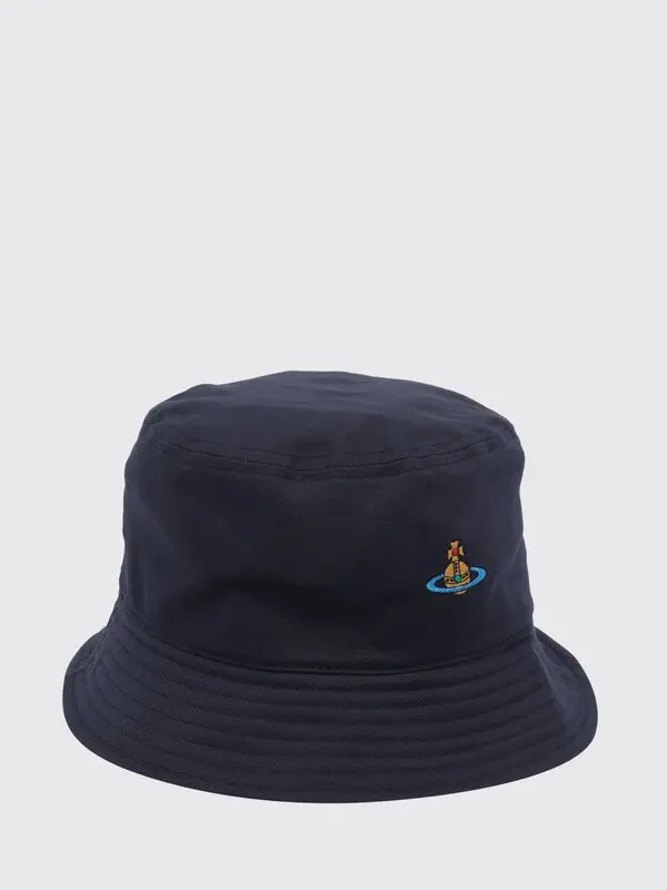 VIVIENNE WESTWOOD Embroidered Bucket Hat - Blue