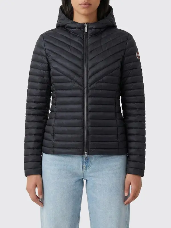 COLMAR Padded Nylon Hooded Down Jacket - Black