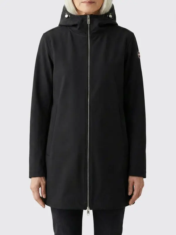 COLMAR Hooded Technical Raincoat - Black